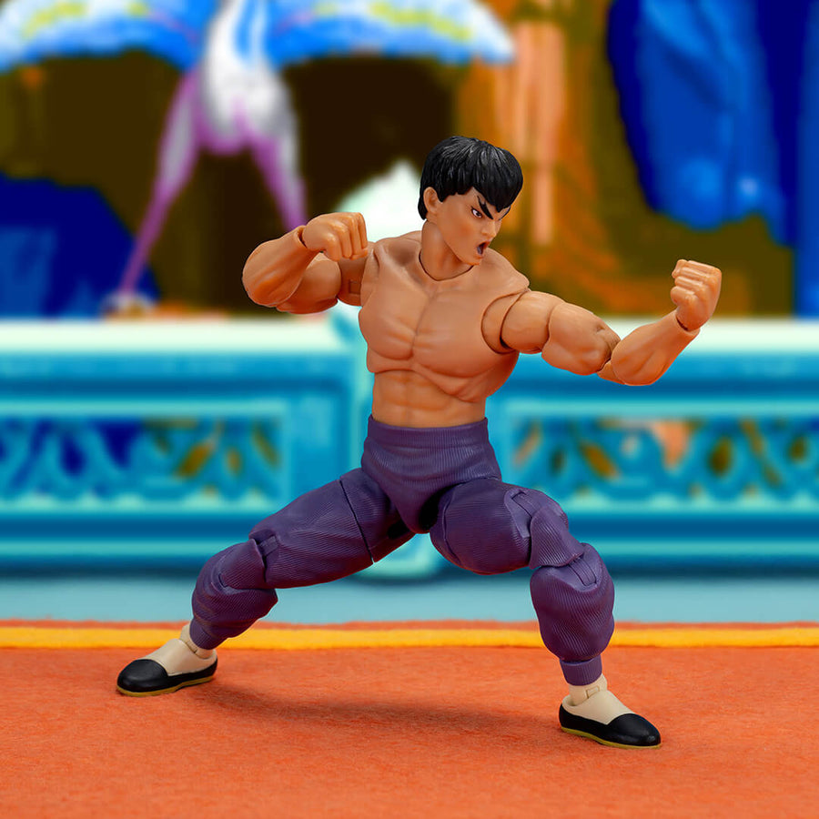 Ultra Street Fighter II Fei Long 1/12 Scale Action Figure Deluxe Playe ...