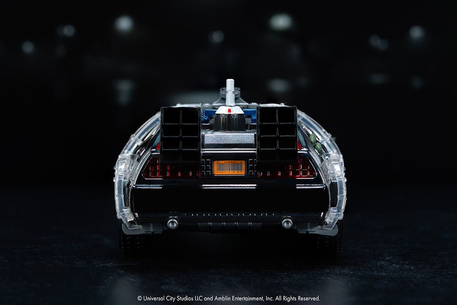 Buy Back to the Future Time Machine, 1:24 Scale Vehicle (Chrome ...