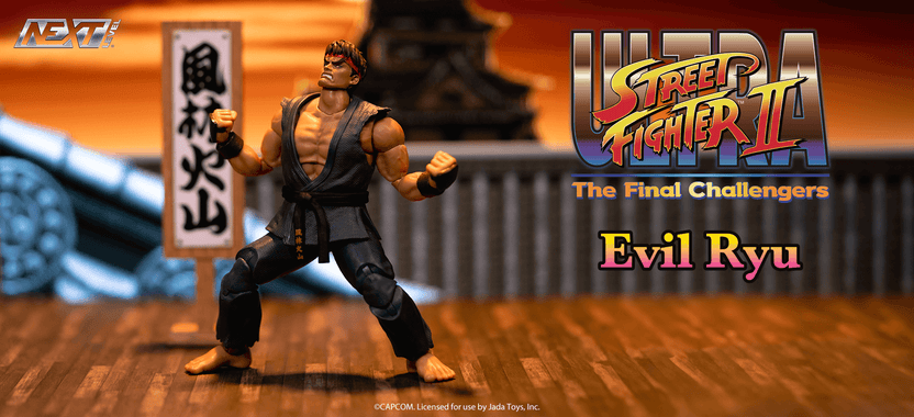 Buy Ultra Street Fighter II Evil Ryu 1/12 Scale Action Figure Deluxe Set (Exclusive) online ...