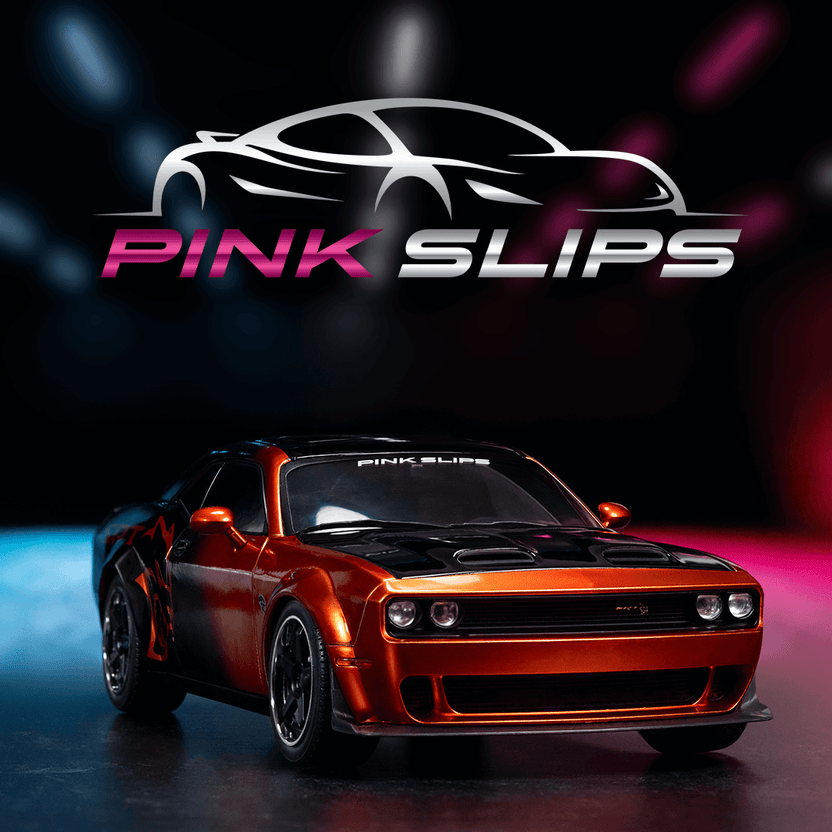 Buy Pink Slips 2015 Dodge Challenger SRT Hellcat, 1:18 Scale Vehicle ...