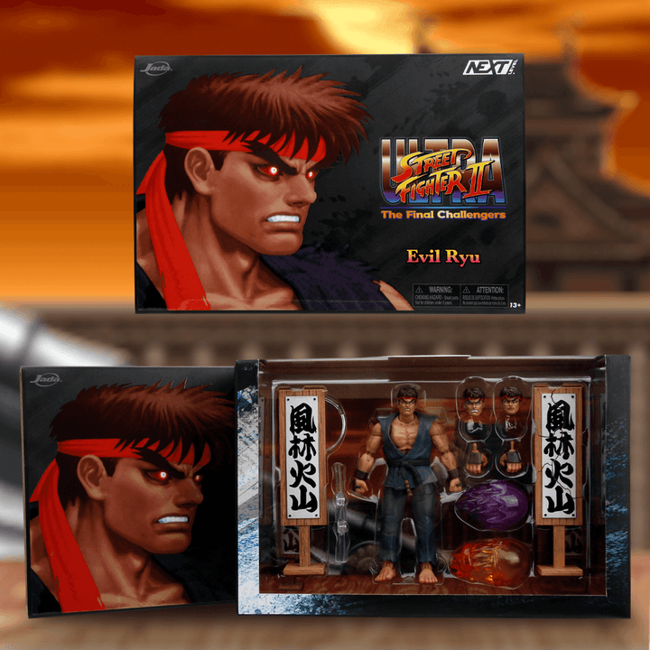 Buy Ultra Street Fighter II Evil Ryu 1/12 Scale Action Figure Deluxe Set (Exclusive) online ...