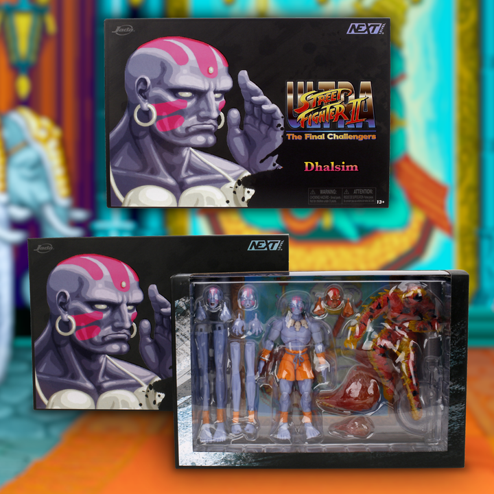 Buy Ultra Street Fighter II Dhalsim 1/12 Scale Action Figure Deluxe ...