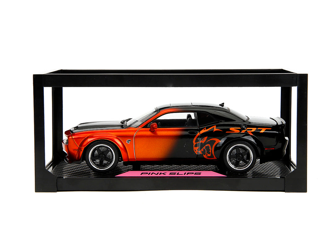 Buy Pink Slips 2015 Dodge Challenger SRT Hellcat, 1:18 Scale Vehicle ...