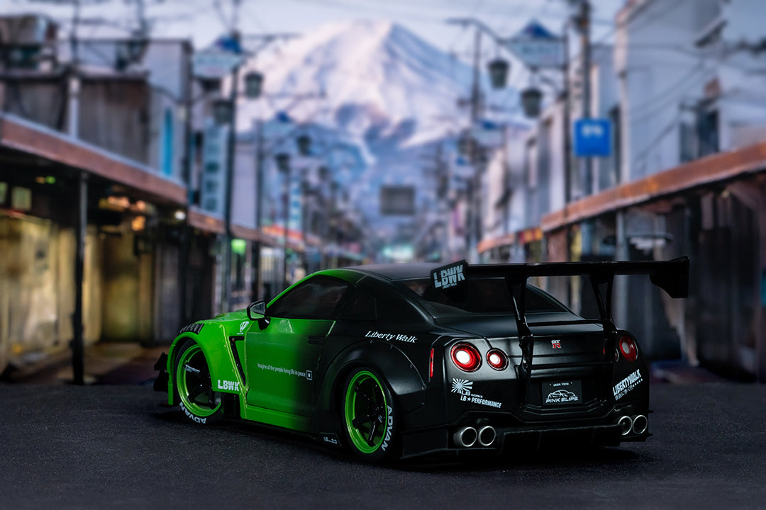 Buy Pink Slips Nissan GT-R (R35) Liberty Walk, 1:18 Scale Vehicle (Wave ...