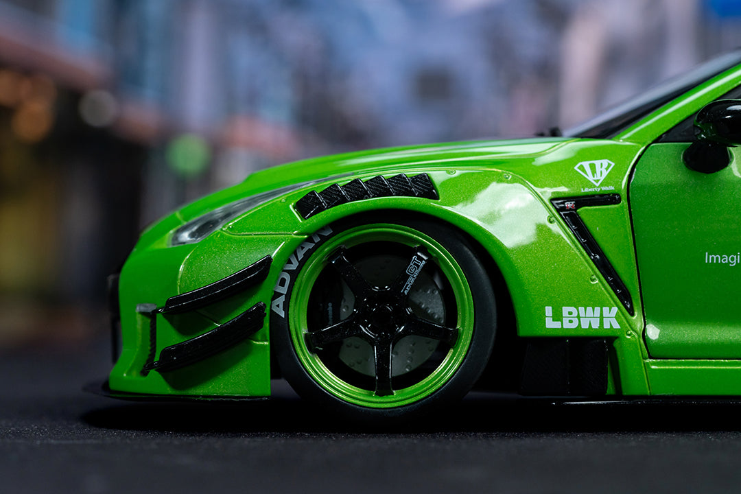 Buy Pink Slips Nissan GT-R (R35) Liberty Walk, 1:18 Scale Vehicle (Wave ...